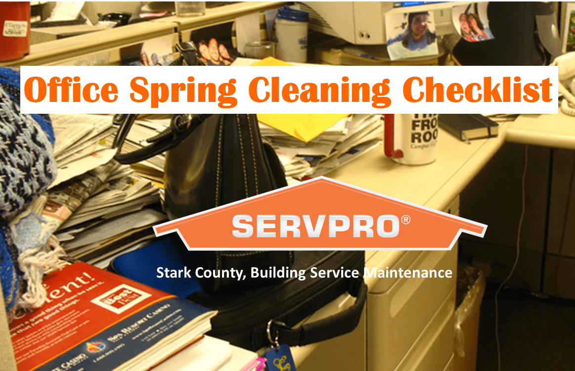 Commercial Office Spring Cleaning Checklist in Canton Ohio - ServPro